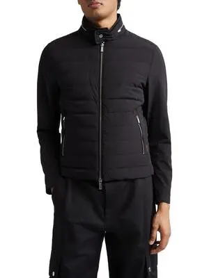 MOORER Filippo Water-resistant Quilted Down Jacket - Nero