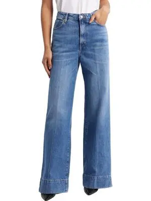 FRAME The Slice High Waist Flare Jeans