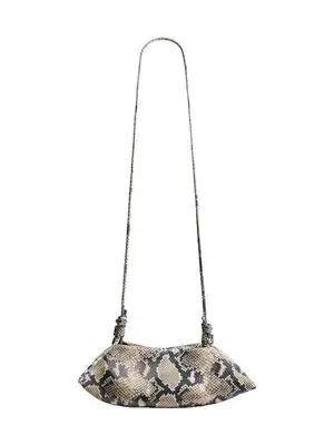 ALTUZARRA Mini Snakeskin Embossed Crossbody Bag