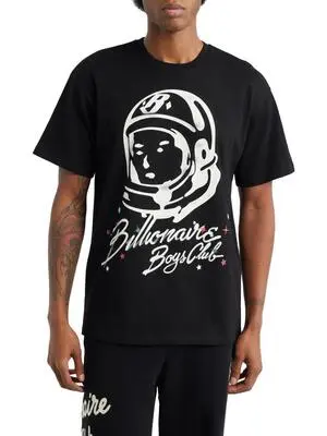 BILLIONAIRE BOYS CLUB Bb Helmet Head Cotton Graphic T-shirt - Black
