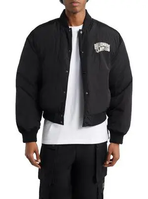 BILLIONAIRE BOYS CLUB Puffer Baseball Jacket - Black