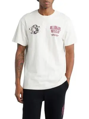 BILLIONAIRE BOYS CLUB Thunder Cotton Graphic T-shirt - Whisper White