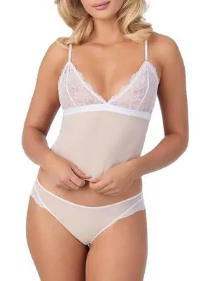 ON GOSSAMER Luxe Lace Camisole - White