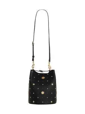 Rebecca Minkoff Evil Eye Studded Bucket Bag - Black