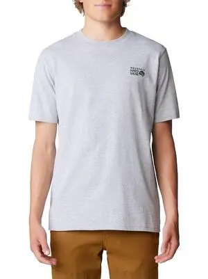 Mountain Hardwear Box Logo Graphic T-shirt - Hardwear Grey Heather