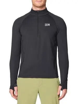 Mountain Hardwear Crater Lake Heavyweight Half-zip - Black