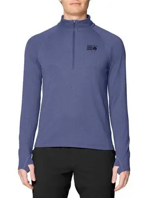Mountain Hardwear Crater Lake Heavyweight Half-zip - Lapis Dusk/avid