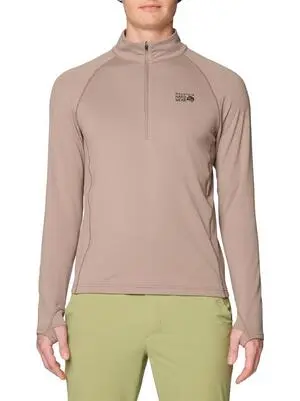 Mountain Hardwear Crater Lake Heavyweight Half-zip - Wild Taupe