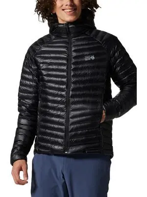 Mountain Hardwear Ghost Whisperer Packable 800-fill-power Down Hooded Jacket - Black