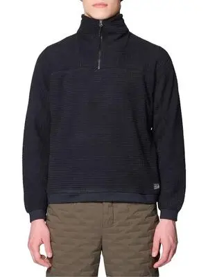 Mountain Hardwear Summit Grid Big Grid Half Zip Pullover - Black