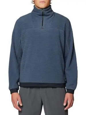 Mountain Hardwear Summit Grid Big Grid Half Zip Pullover - Moon Blue