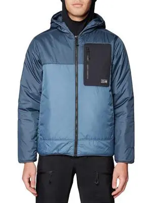 Mountain Hardwear Après Pro Insulated Hooded Jacket - Adriatic Blue/moon Blue