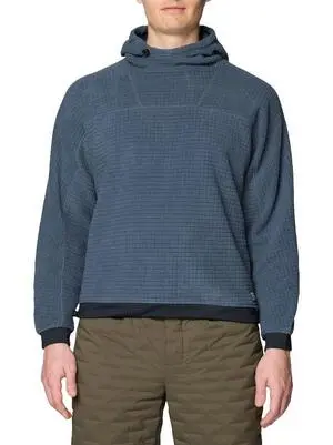 Mountain Hardwear Summit Grid Big Grid Hoodie - Moon Blue