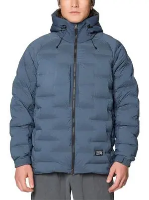 Mountain Hardwear Stretchdown 700-fill-power Down Parka - Moon Blue