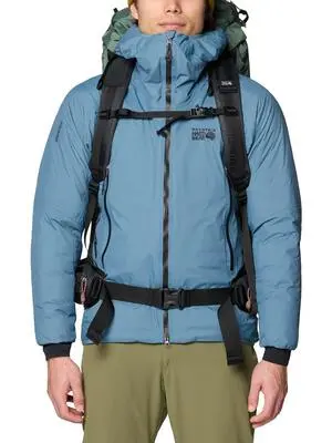 Mountain Hardwear Storm Whisperer 800-fill Down Hooded Jacket - Adriatic Blue