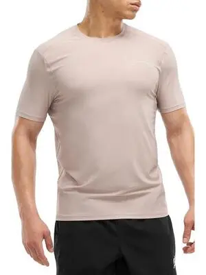 PELOTON Essential Performance Short Sleeve Shirt - Sand