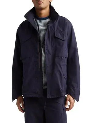BEAMS Cotton And Nylon Field Jacket - Navy