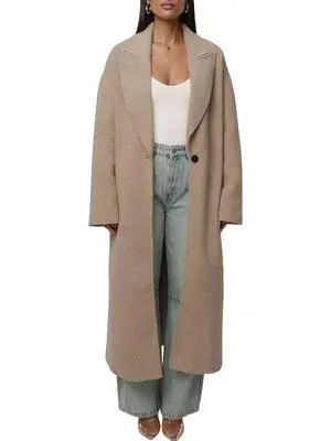 JLUXLABEL Dion Oversize Coat - Sand