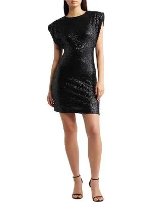 ICHI Ihfauca Sequin Minidress
