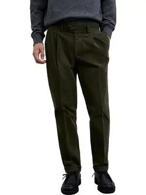 SCALPERS Velaz Corduroy Trousers - Khaki