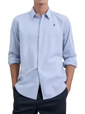 SCALPERS Abbot Se Shirt - Skyblue
