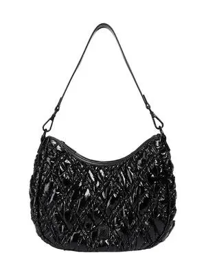 SCALPERS Quilted Moon Bag - Black