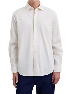 SCALPERS Tencel K Shirt - Cream