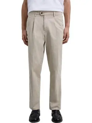 SCALPERS Firenze Relaxed Trousers - Beige
