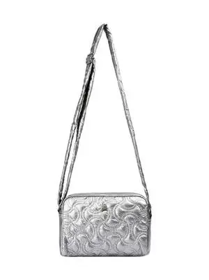 SCALPERS Quilted Crossbody Bag - Silver