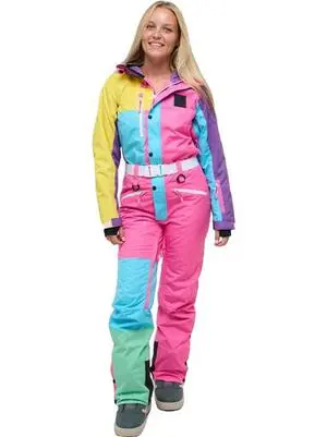 OOSC Slim Fit Ski Suit - Multi-colour