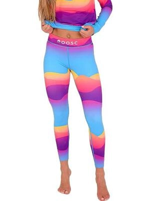 OOSC Mambo Sunset Base Layer Leggings - Multi-colour
