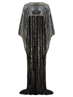 Jenny Packham Cassia Maxi Dress - Liquorice