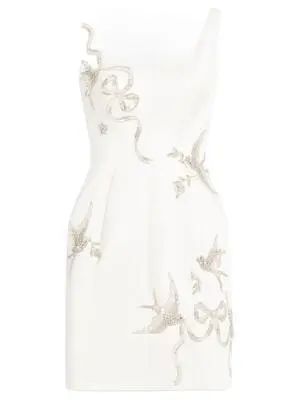 Jenny Packham Giselle Embellished Mini Dress - Ivory