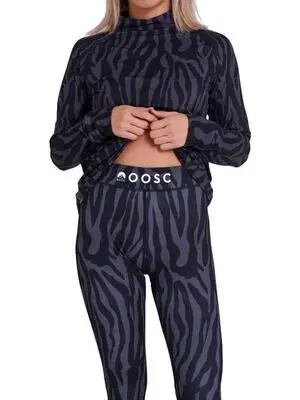 OOSC Baselayer Leggings Tiger At Nordstrom Black