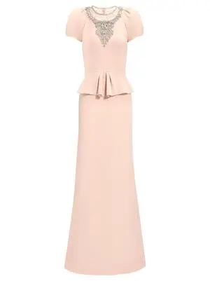 Jenny Packham Nocturne Maxi Dress - Morganite