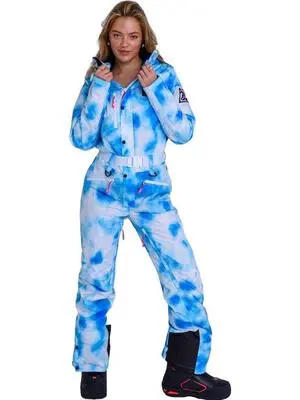 OOSC Signature Ski Suit - Blue & White