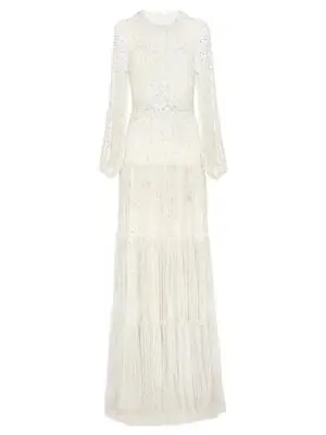 Jenny Packham Tramar Long Dress - Ivory