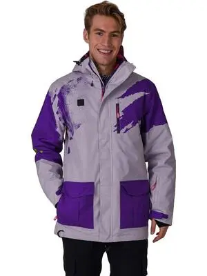 OOSC Afterparty Jacket - Grey & Purple