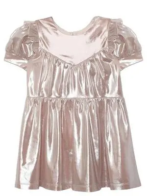 ISOBELLA & CHLOE Metallic Lamé Dress - Pink