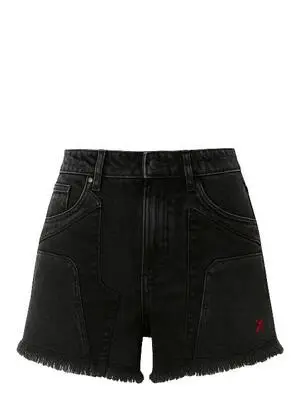 PCFG Boomerang Denim Shorts - Black