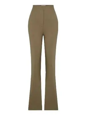 PCFG Cotton Flared Skinny Pant - Leopard