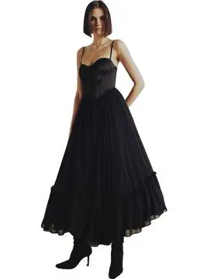 PCFG Swan Dress - Black