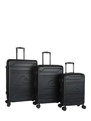 Quiksilver Rincon Hardside Expandable Luggage With Spinner Wheels - Black