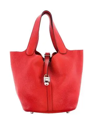 HERMES Picotin Lock Mm - Rouge Tomate