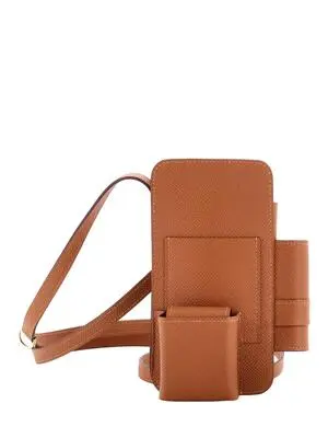 HERMES Hermesway Phone Case Crossbody Bag Epsom - Gold