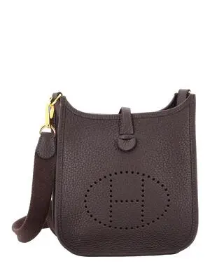 HERMES Evelyne Bag Gen Iii Clemence Tpm - Ebene