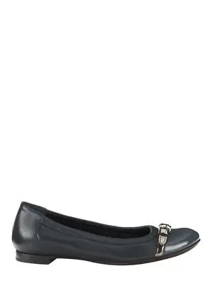 Agl Monika Cap Toe Ballet Flat - Dark