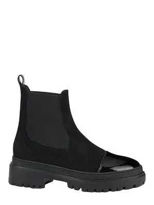 Agl Mary Beat Quilted Ankle Boot - Black