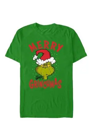 THE GRINCH Christmas Merry Grinchmas Graphic T-shirt - Kelly Green