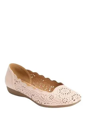 COMFORTVIEW The Laurell Slip-On Flat Beige